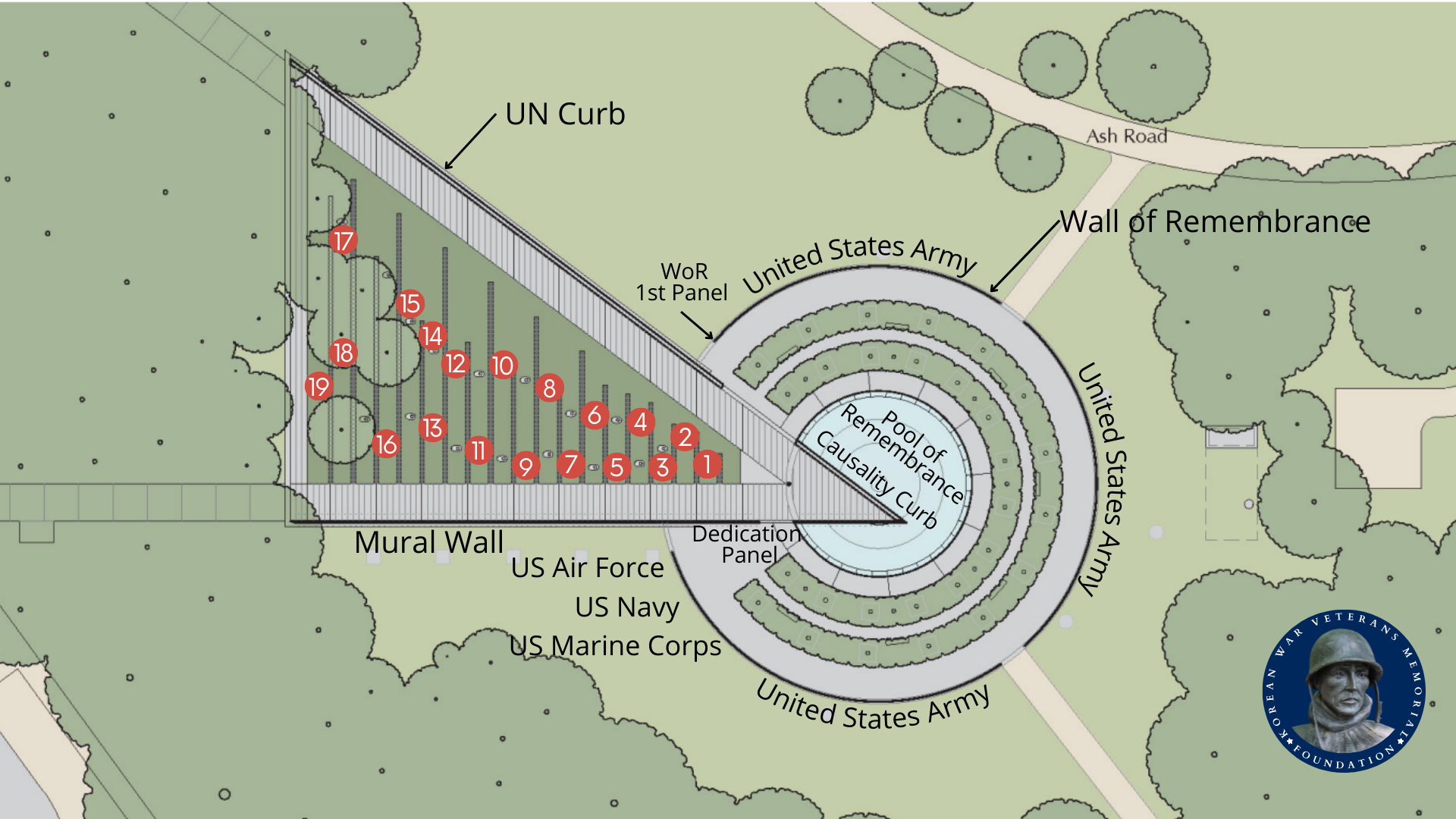 Memorial Map – Korean War Veterans Memorial Foundation